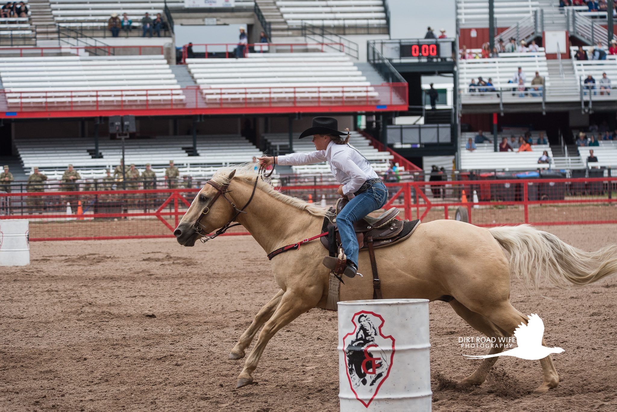 Cheyenne Frontier Days Rodeo Photographer: 2018 CFD Junior Barrels